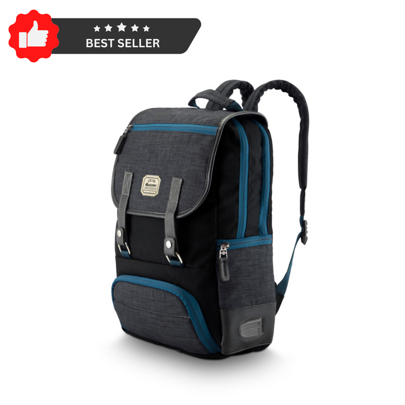 DEXTER - Vintage Laptop Backpack (USB Port)